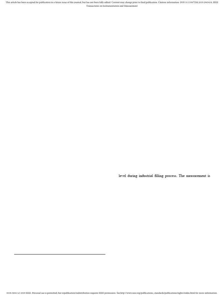 Slosh Measurement With Pressure Sensor | PDF