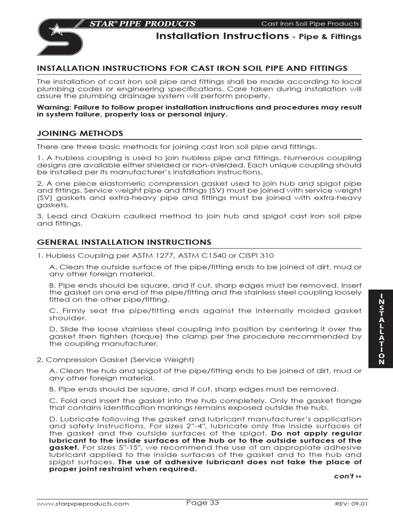 Installation Instructions | PDF