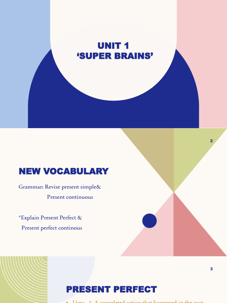 Unit 1.super Brains | PDF
