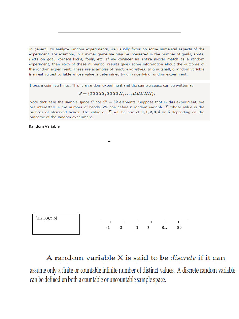 6-Module - 2 Random Variables-23-01-2024 | PDF