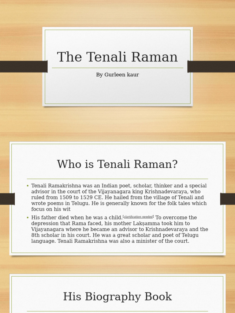 The Tenali Raman | PDF