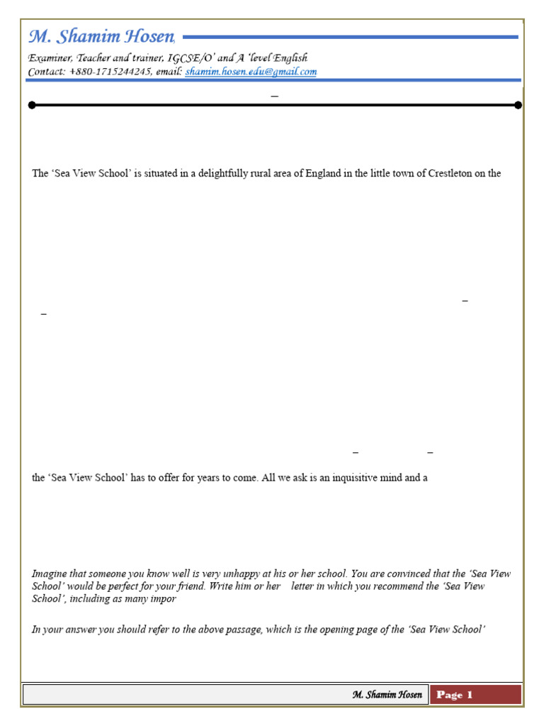Practice From Sample Paper | PDF