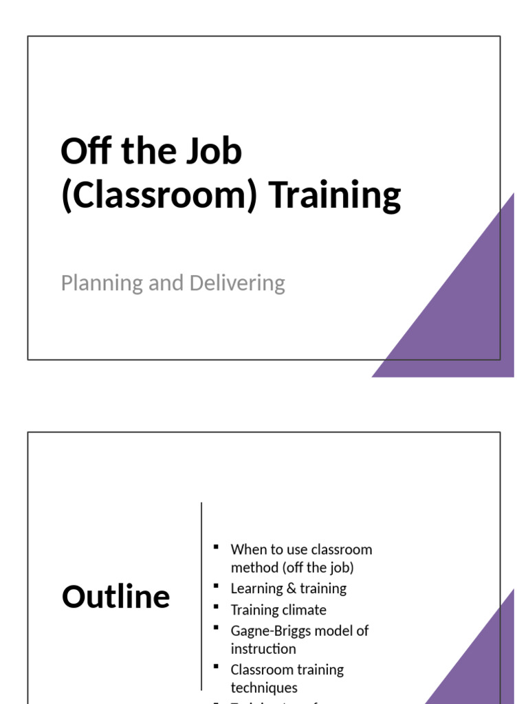 HRM4008 Class 5 Classroom Training1 | PDF