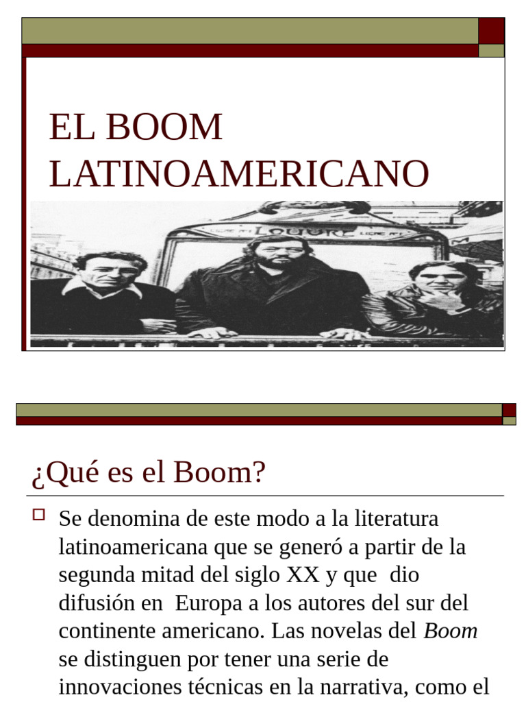 El Boom Latinoamericano | PDF