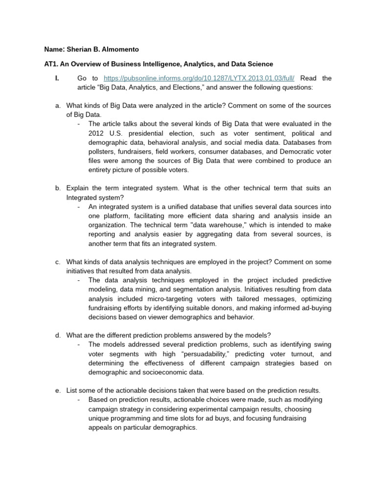 Assessment Task 1 | PDF