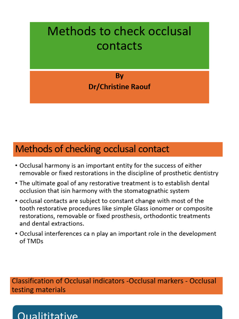 Occlusion Lec9 | PDF
