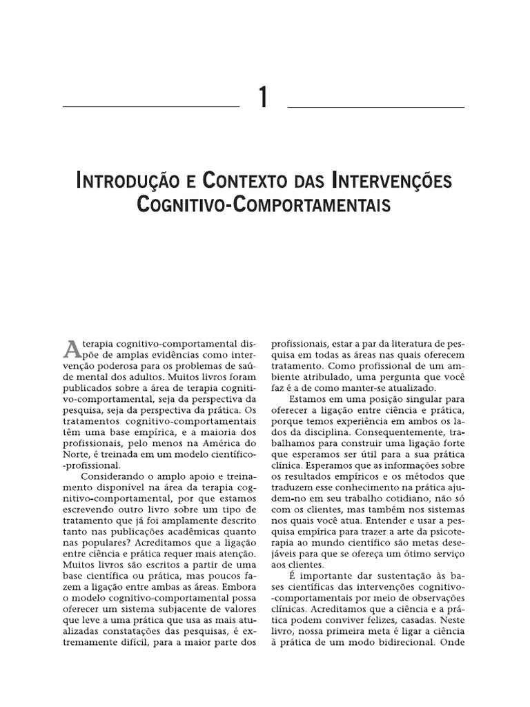 Texto 5 Fundamentos Da TCC | PDF