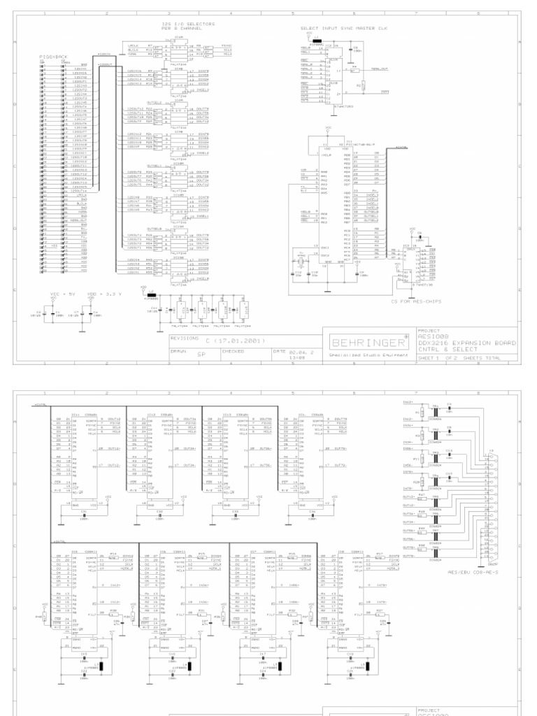 Behringer+DDX-3216+schematic EPT | PDF