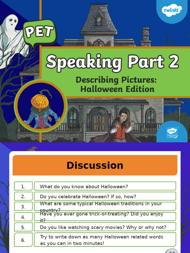 T 1725378925 Esl b1 Preliminary Pet Speaking Part 2 Halloween - Ver - 5 ...