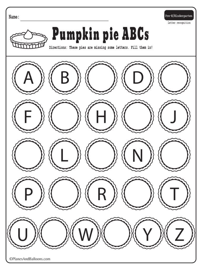 Classwork - Pumpkin ABC | PDF