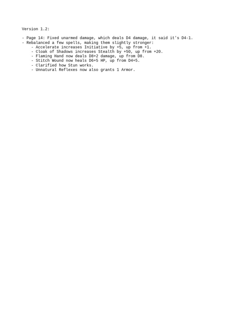 BK - Errata v1.2 | PDF