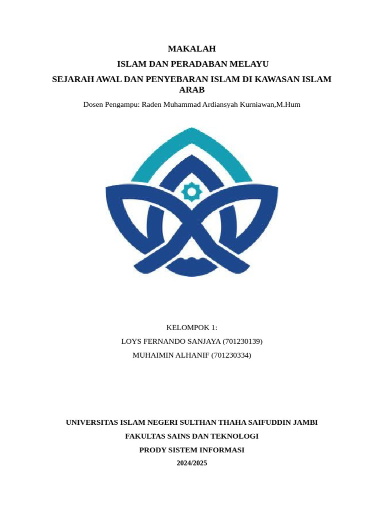 Islam Dan Peradan Melayu (Kelompok 1) | PDF