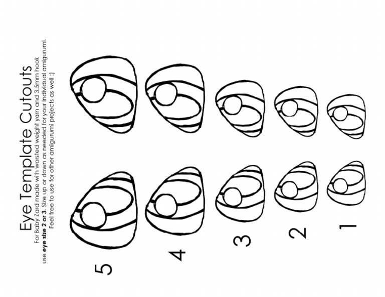 Baby Zard Eye Template | PDF