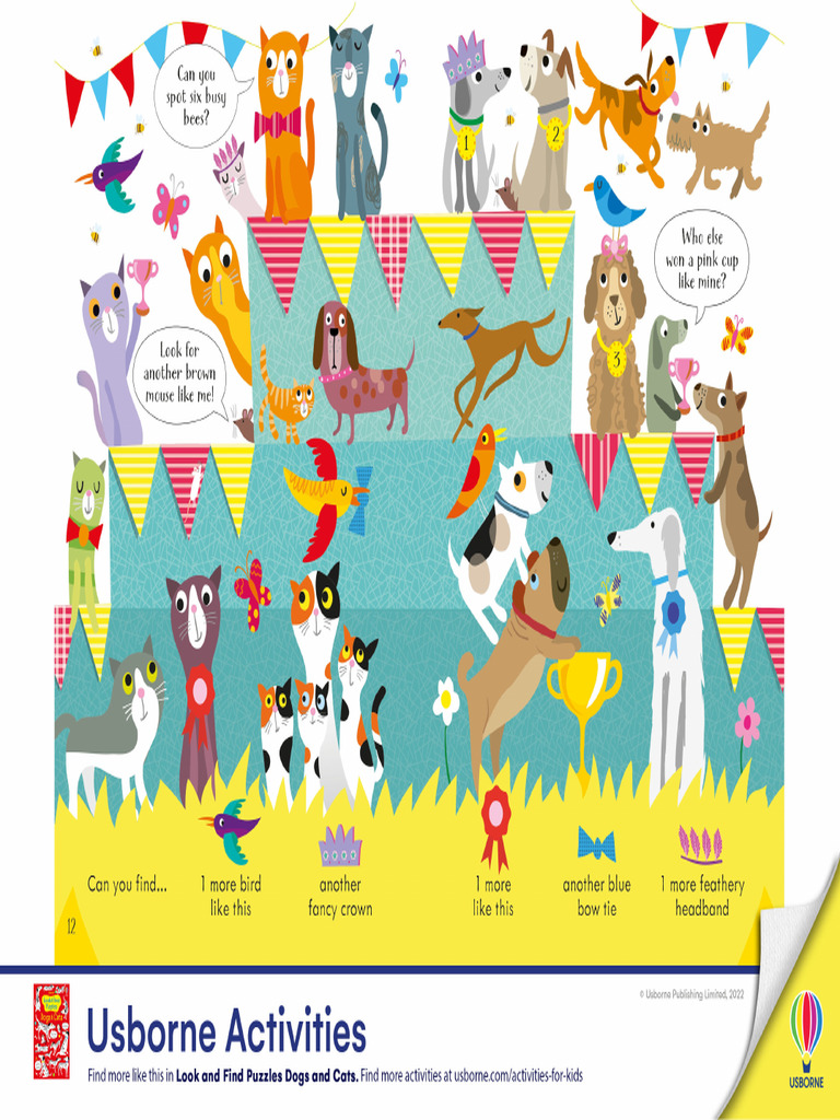 Cats and Dogs Puzzles | PDF