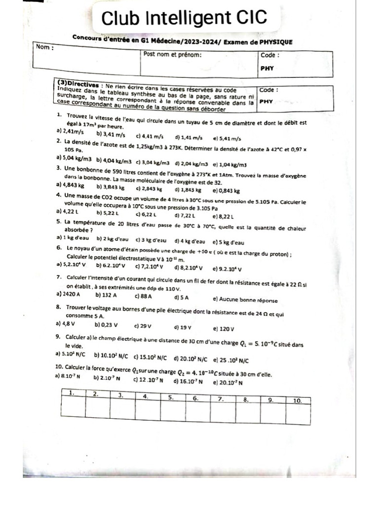 Batts Physique | PDF