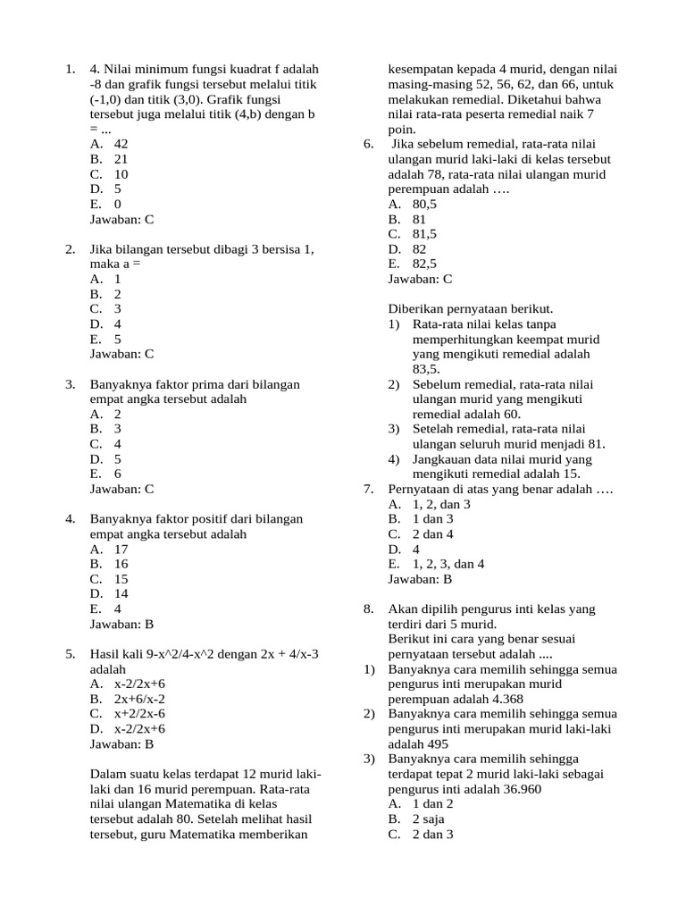 Penalaran Matematika | PDF