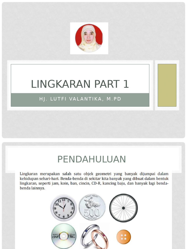 Lingkaran Part 1 | PDF