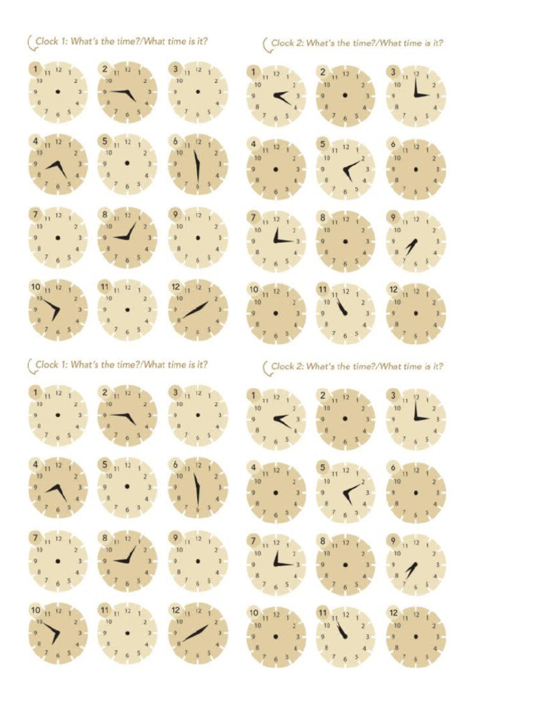 Clocks-speaking | PDF