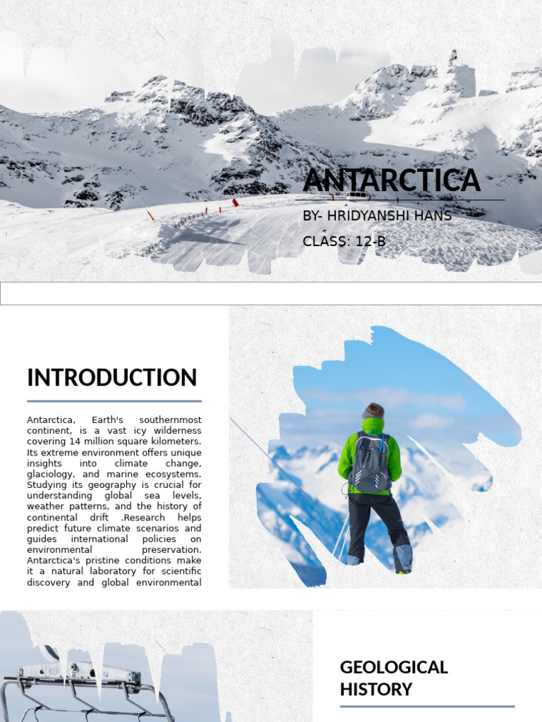 Antarctica ppt | PDF