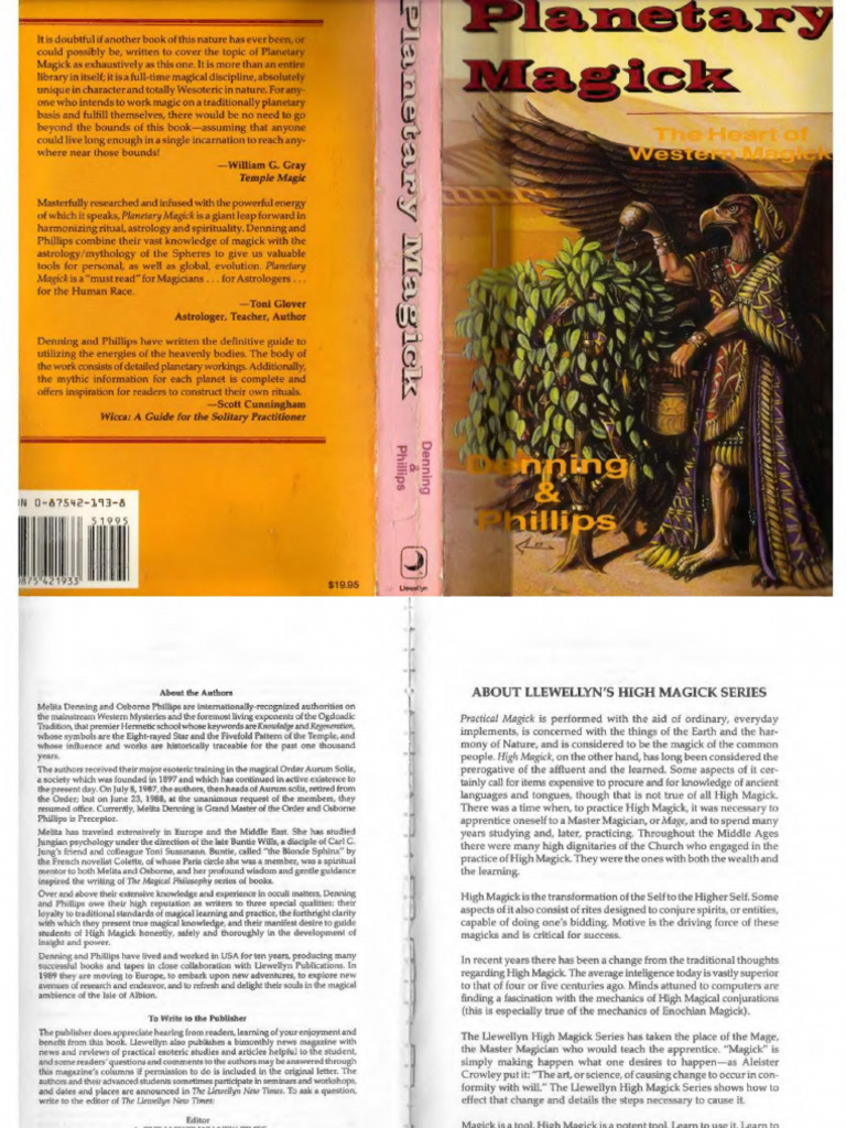 Denning Phillips Planetary Magick Text | PDF