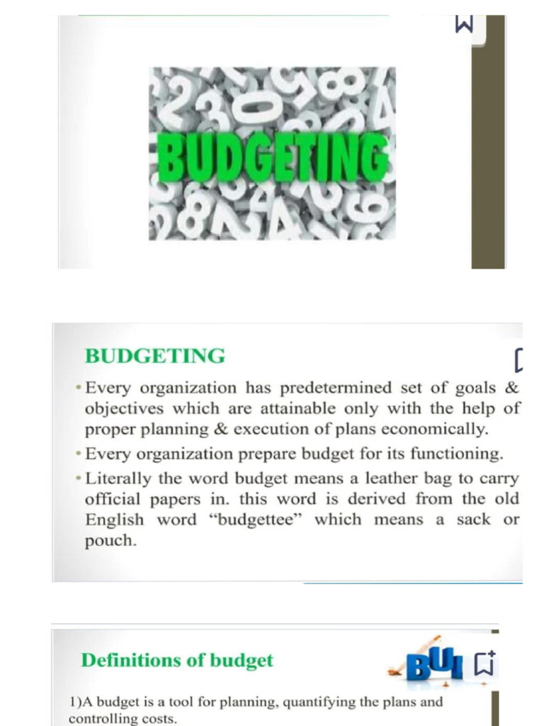 Budgeting | PDF