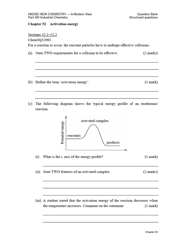 Chem ch52 | PDF