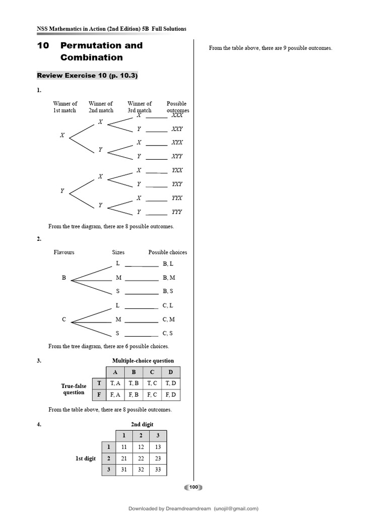 NSS 5bch10-Permutation-Combination | PDF