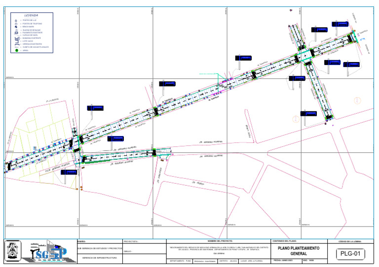 011 Plano de Planteamiento General Del Proyecto - (PGP 01) Ed Nuevo-Plg-01 | PDF