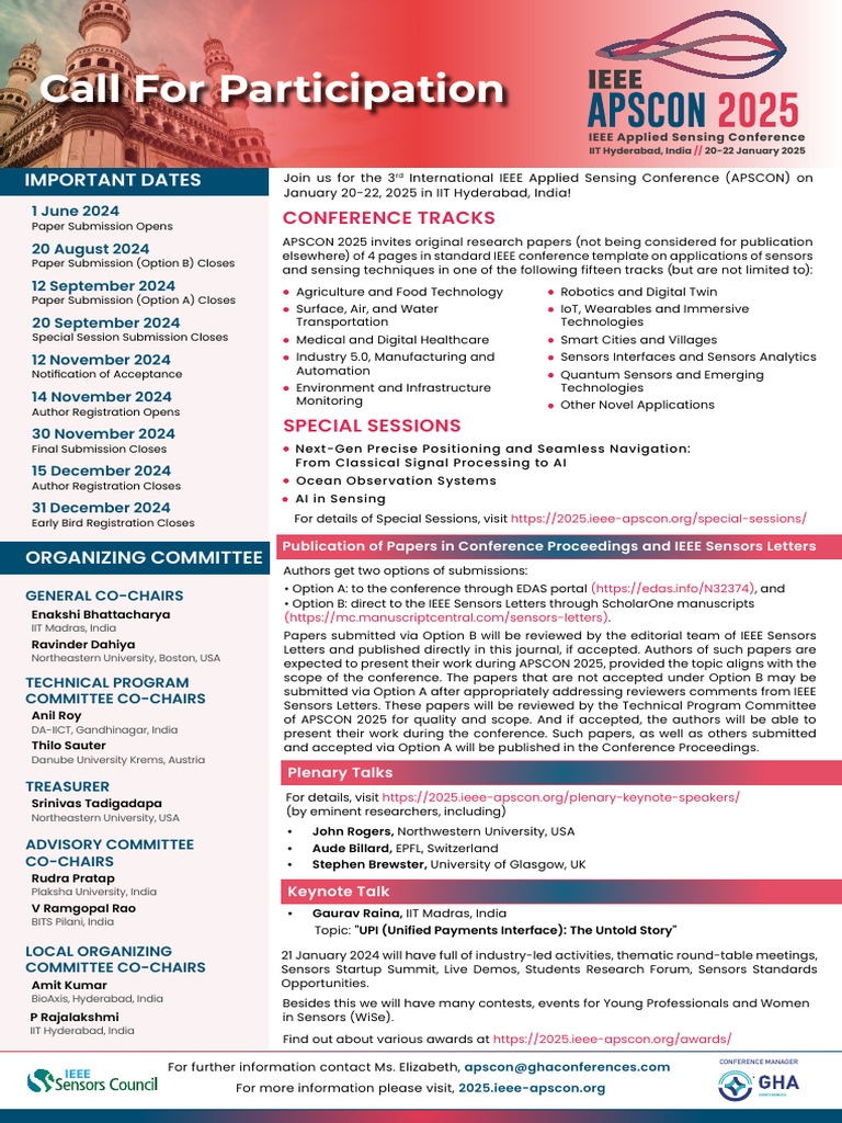 APSCON 2025 CFP 04 September 2024 | PDF