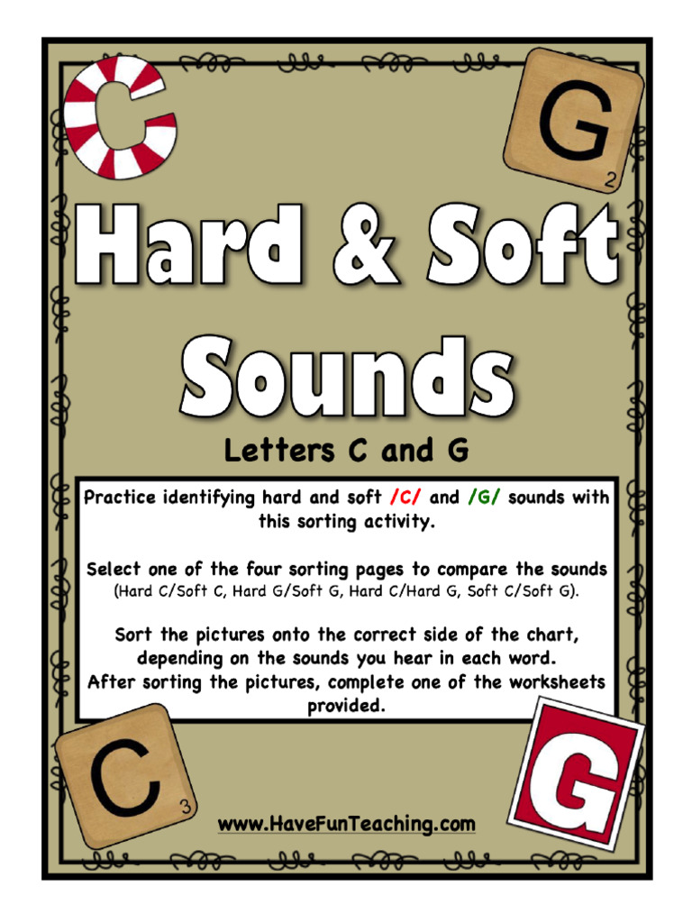 Hard and Soft C G Sounds Activity | PDF