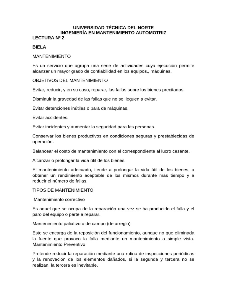 Lectura 3 Biela | PDF