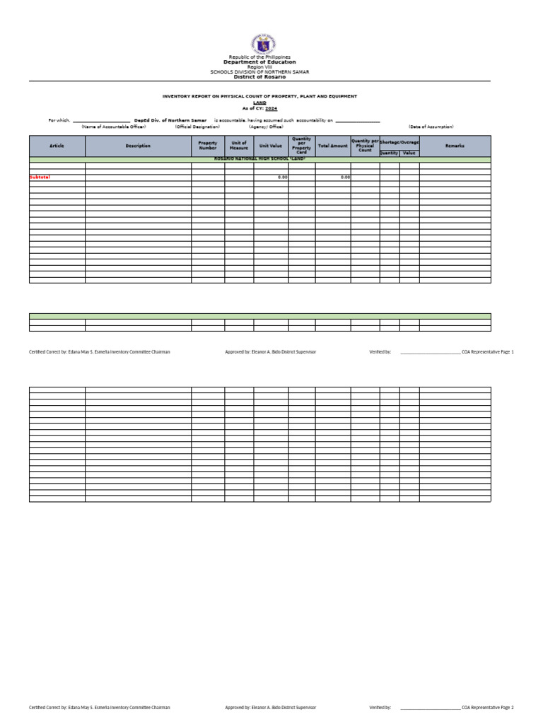 Physical Count Report_Updated | PDF