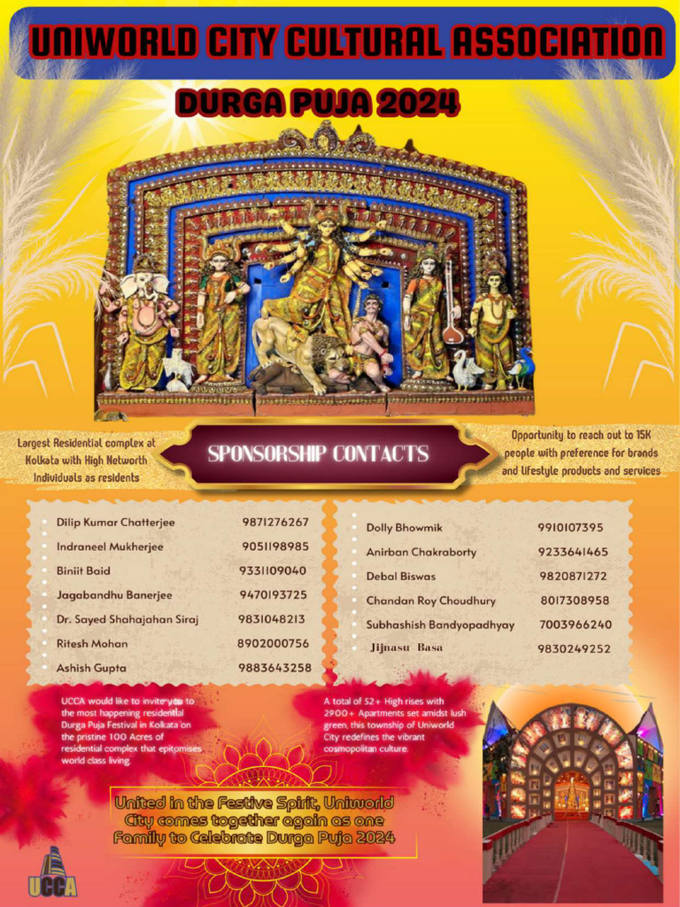 DURGA PUJO, 2024 BROCHURE - Compressed (1) - 240925 - 212913 | PDF