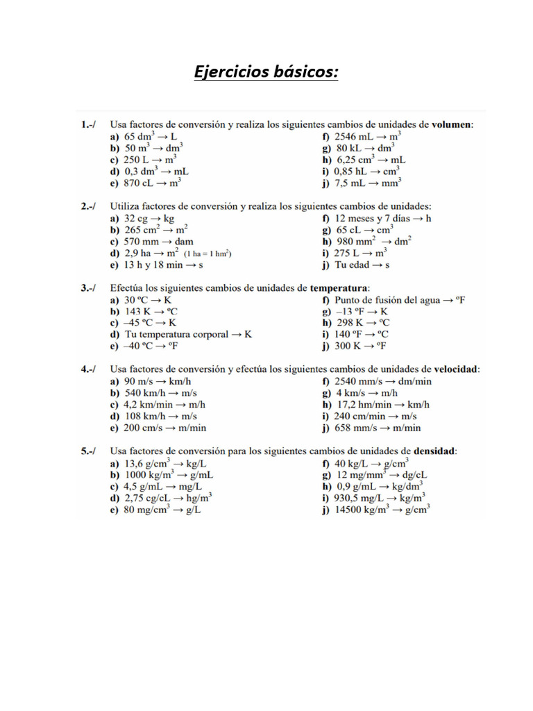 Ejercicios Basicos - 2 | PDF