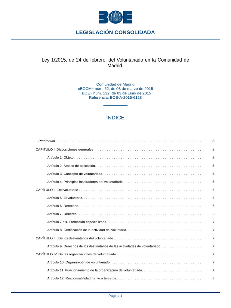 BOE A 2015 6128 Consolidado | PDF