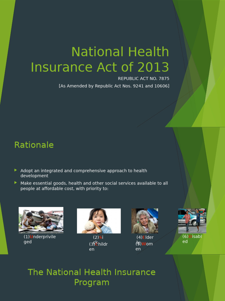 National Health Insurance Act of 2013 | PDF