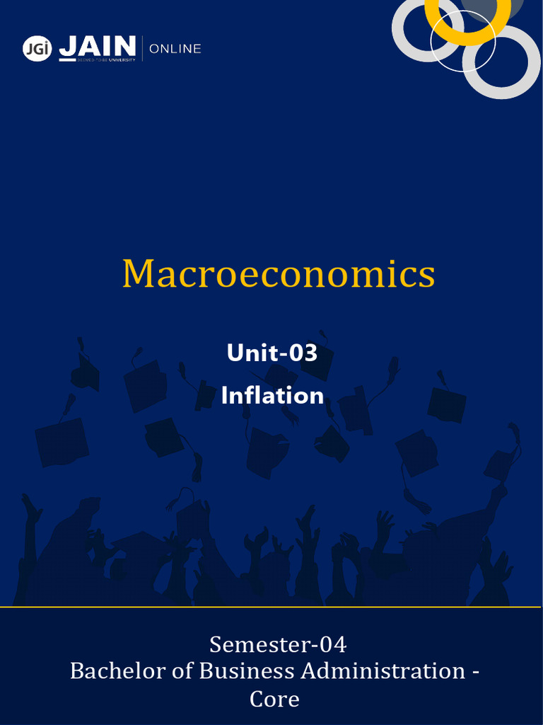 BBA Core Macroeconomics Unit 03 Final | PDF | Cost Of Living | Inflation