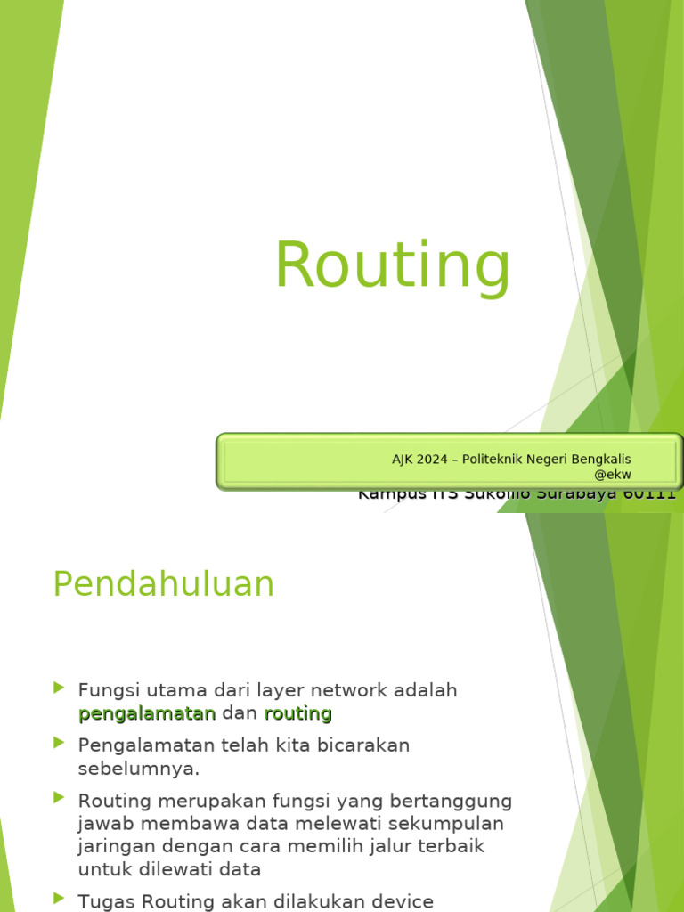 Modul 7 Routing | PDF