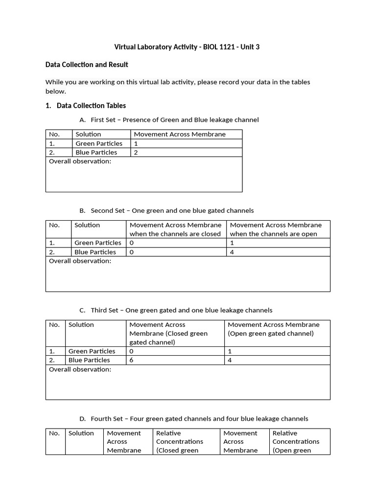 Experiment 2 - Data Collection and Result | PDF