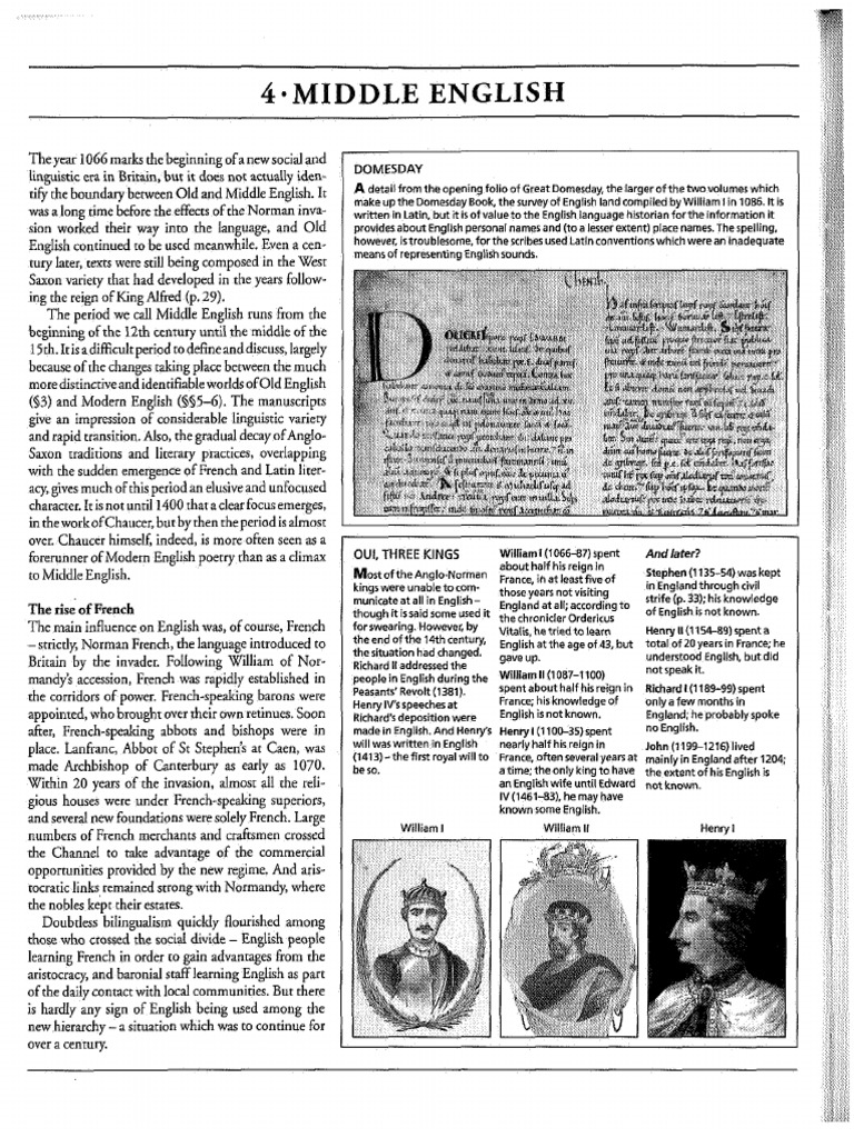 Middle English | PDF