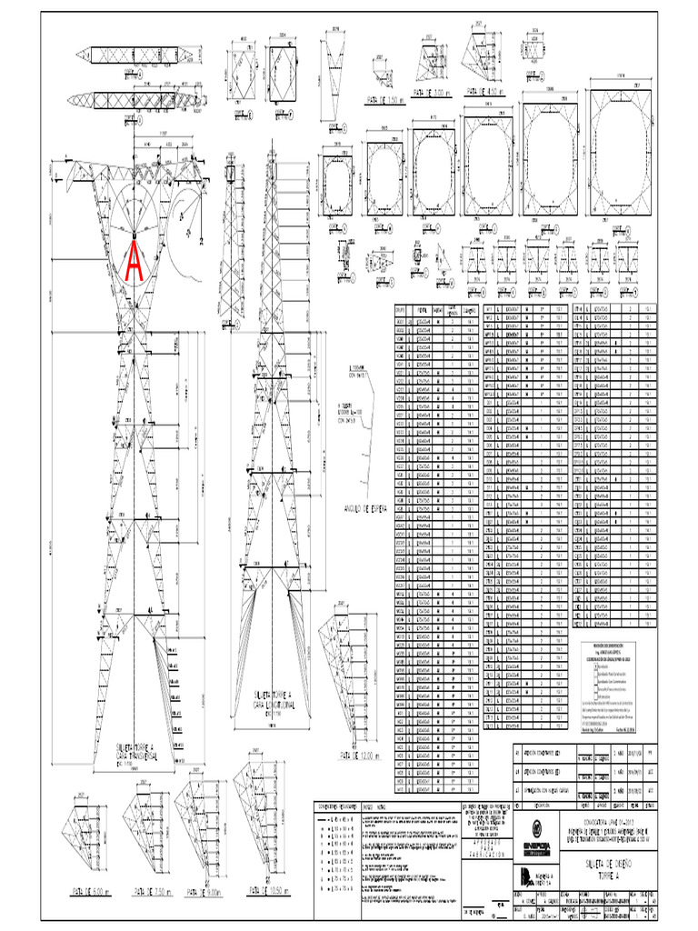 EEB-U113-CT100501-L000-DIS6014-A5 Silueta Torre A | PDF