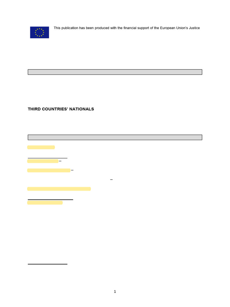 Guide To Free Movement of People 2 | PDF