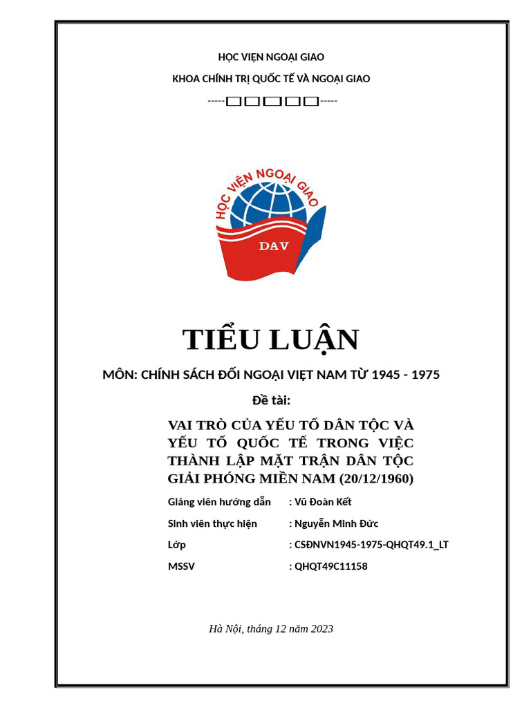 CSDN - Bui Nguyen Ha Anh | PDF