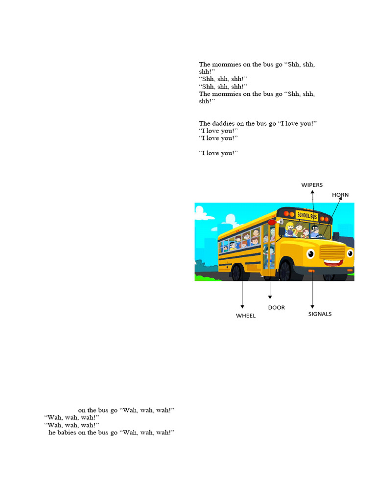 The Wheel On The Bus | PDF