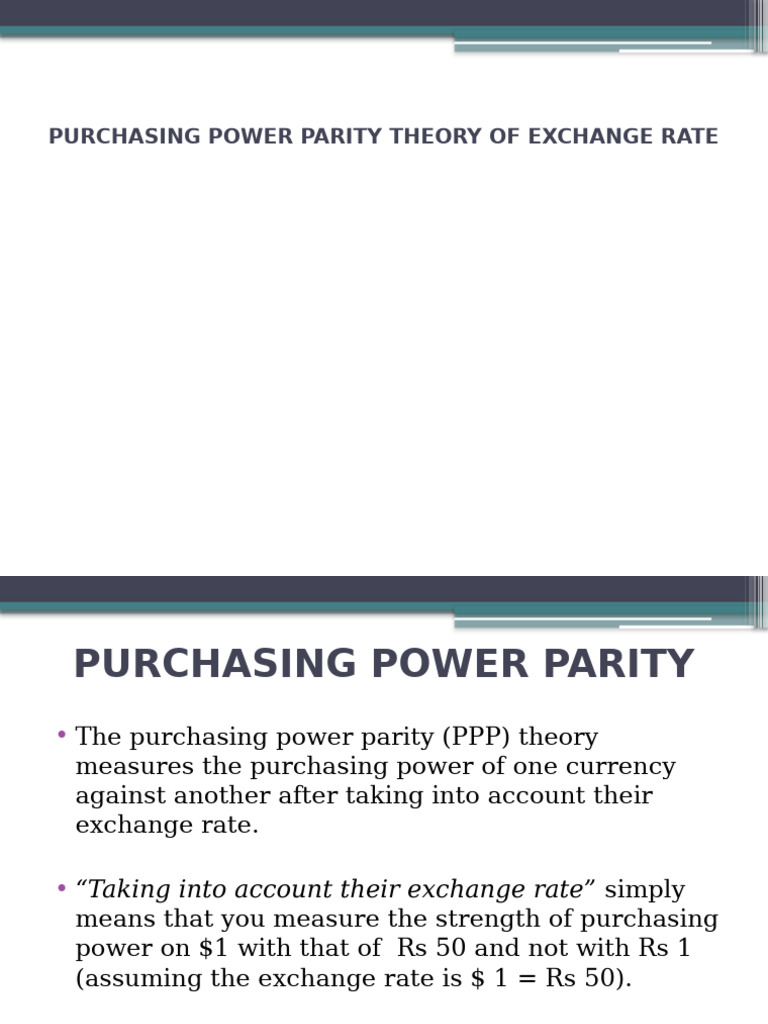 Purchasing Power Parity | PDF