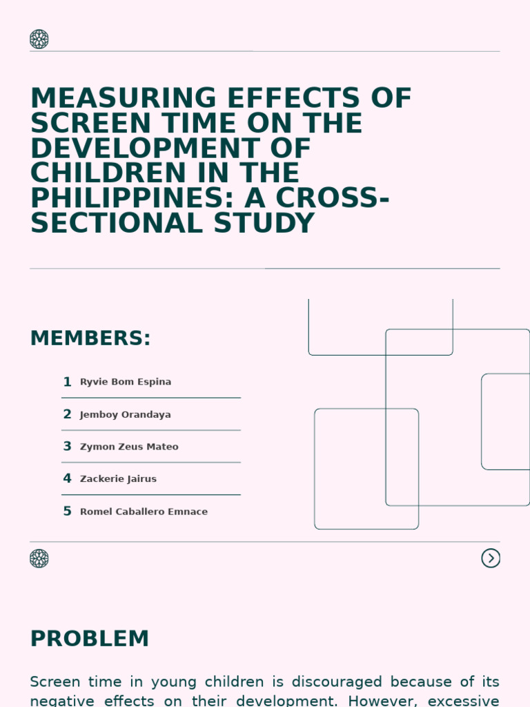 PPT Presentation Screen Time Effect (1) | PDF