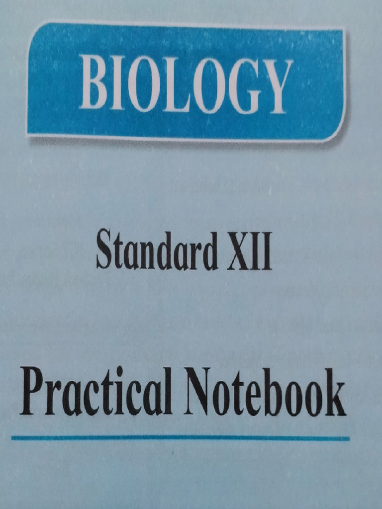 12th Biology Handbook | PDF