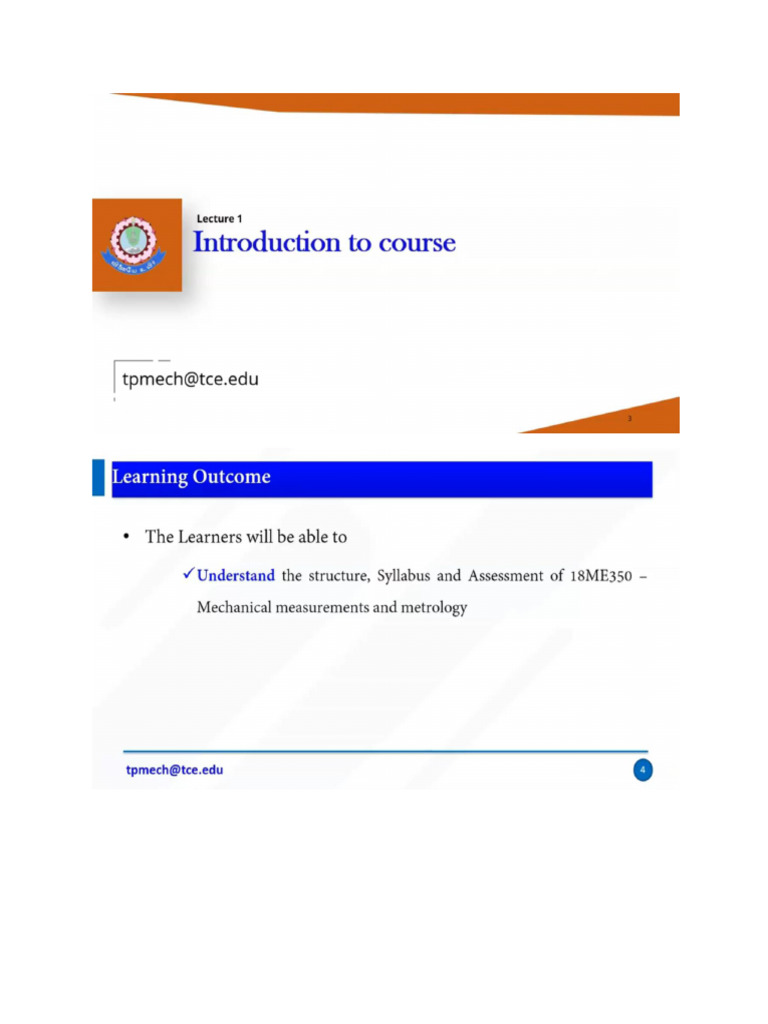 Course Introduction (MMM) | PDF