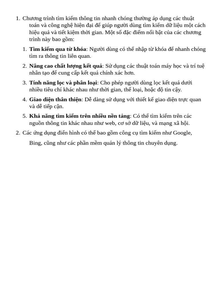 Tra C U Thông Tin | PDF