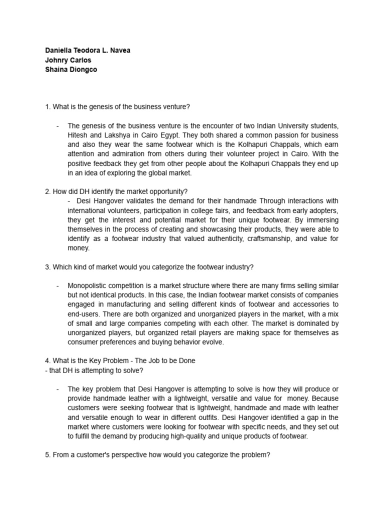 Case-study 1 Entrep | PDF